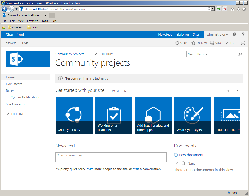 SharePoint System Notifications SharePoint System Notifications