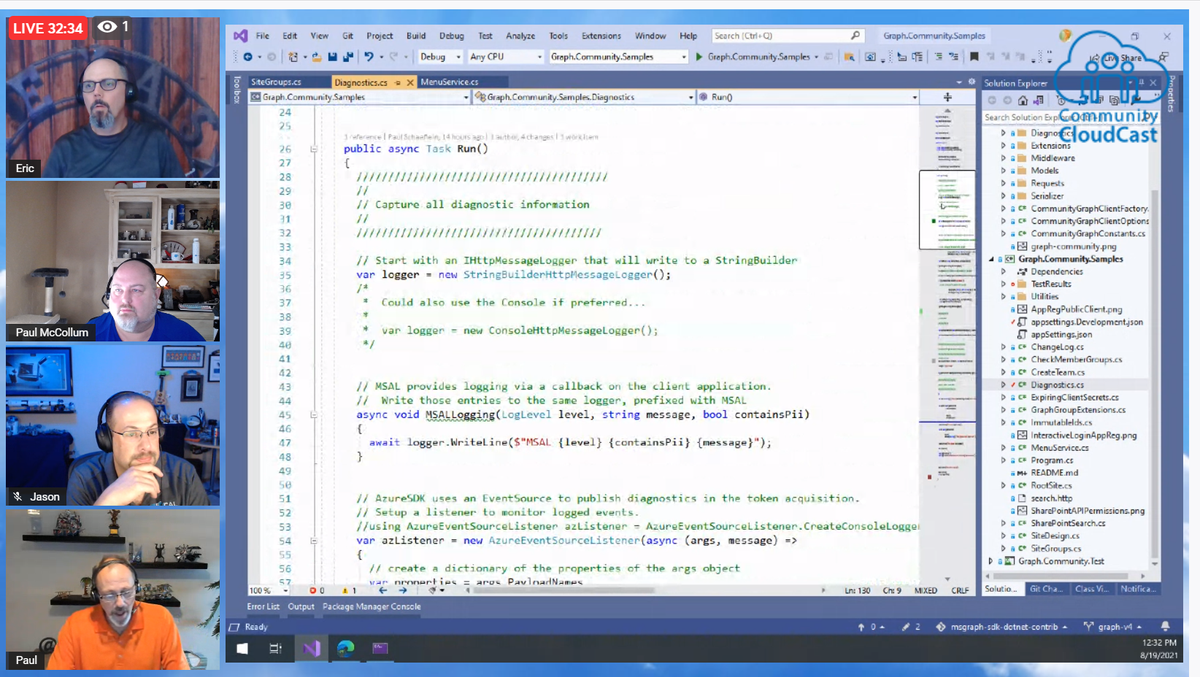 Graph.Community library on the Community CloudCast